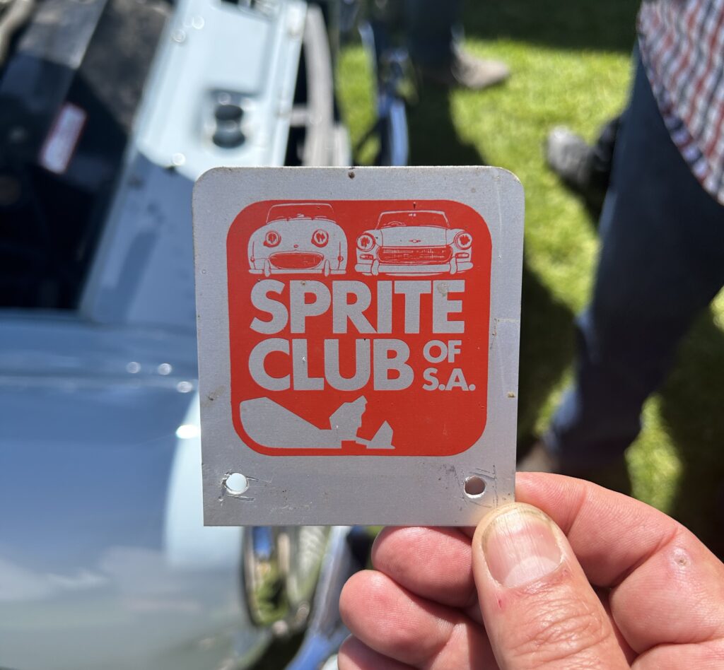 Sprite Club Grill Badges? | Sprite Club of South Australia