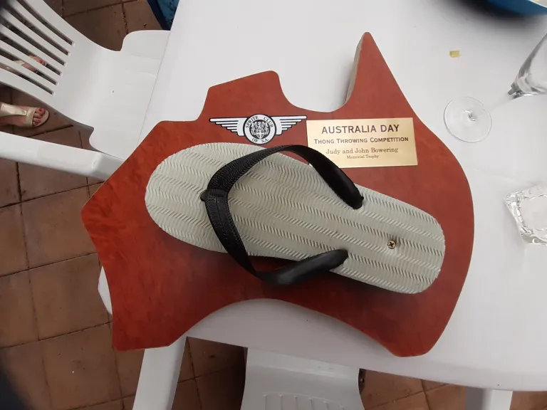 Australia Day Lunch and Thong Throwing Competition | Sprite Club of ...